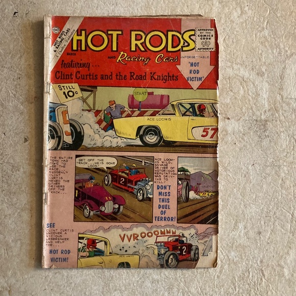 Charlton Comic Group | Other | 962 Hot Rods Issue 56 Comic Book | Poshmark